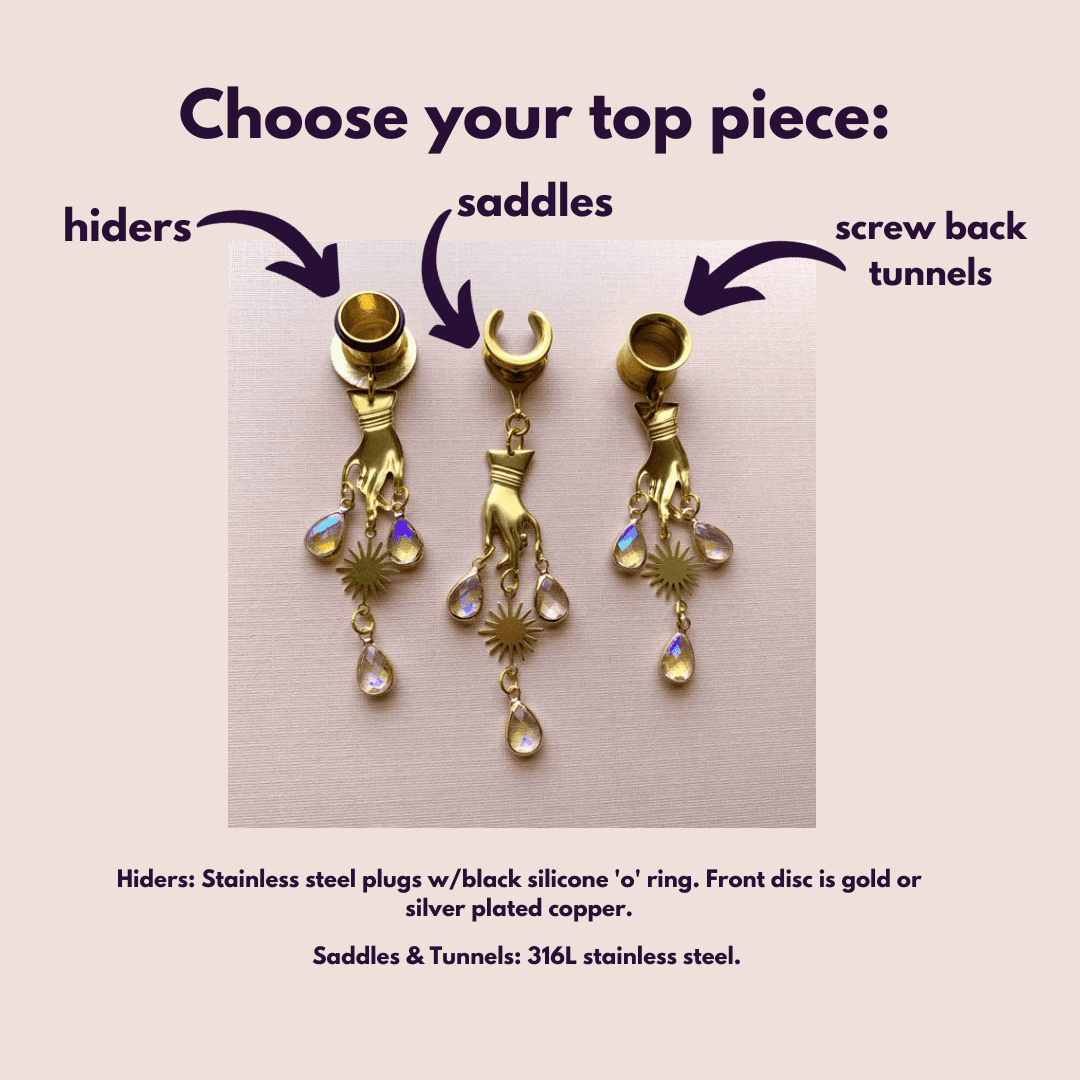 Gold 'Ethereal Touch' Dangles | The Frilly Feline