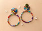 Fruity Colored Rainbow Hoops | The Frilly Feline